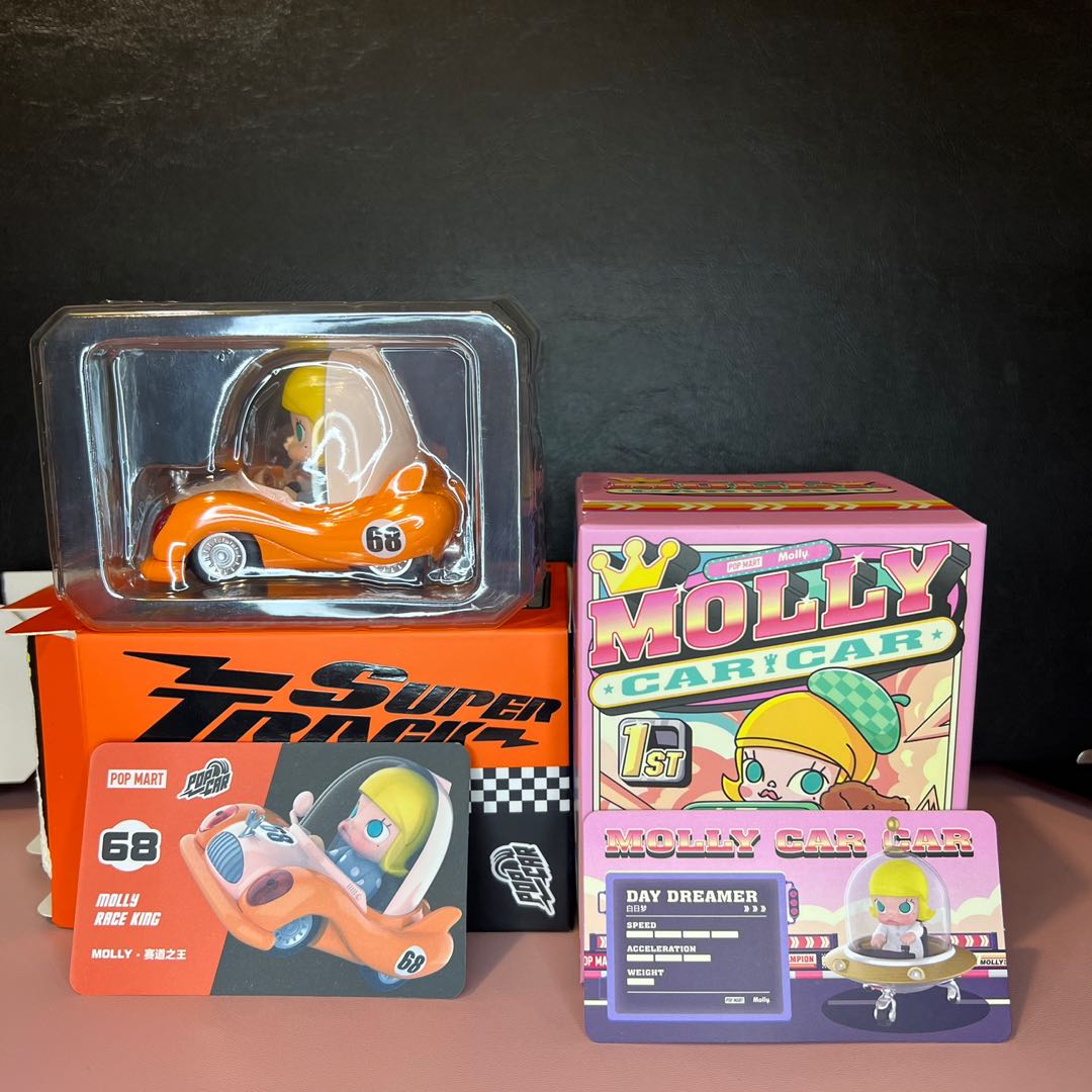 Molly popmart molly car car and molly super track, Hobbies & Toys, Toys ...
