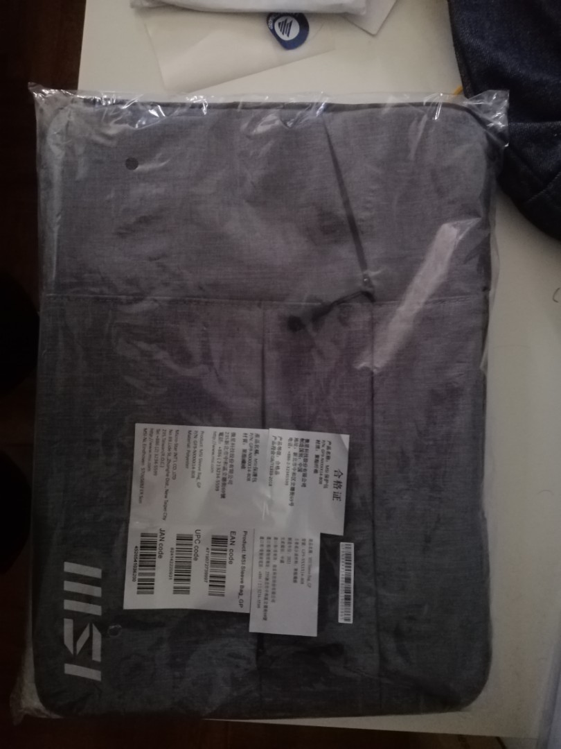 MSI laptop sleeve, Computers & Tech, Parts & Accessories, Laptop Bags ...