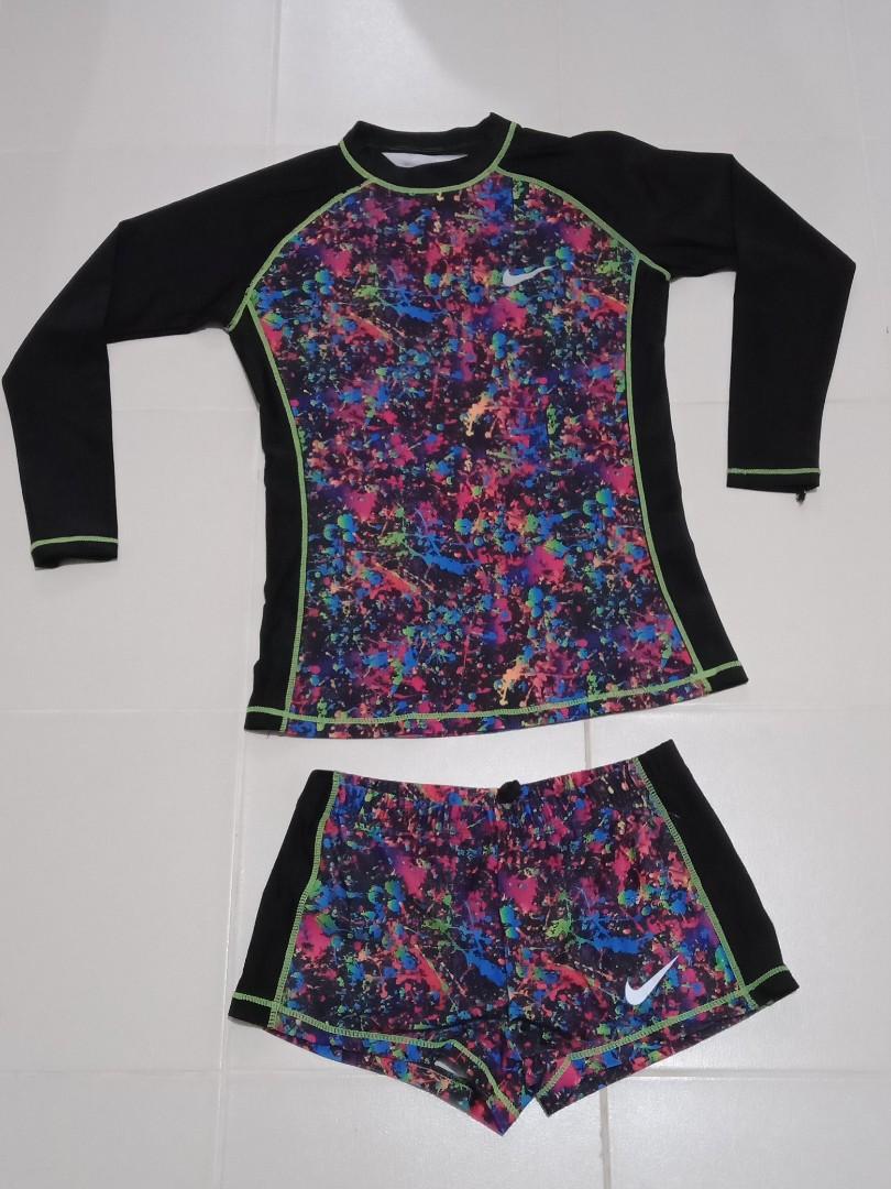 Nike rash guard, Women's Fashion, Swimwear, Rash guard on Carousell