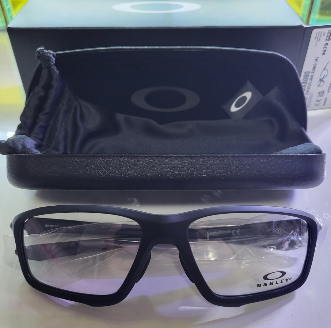 Oakley Crosslink Zero Satin Black, Men's Fashion, Watches & Accessories ...