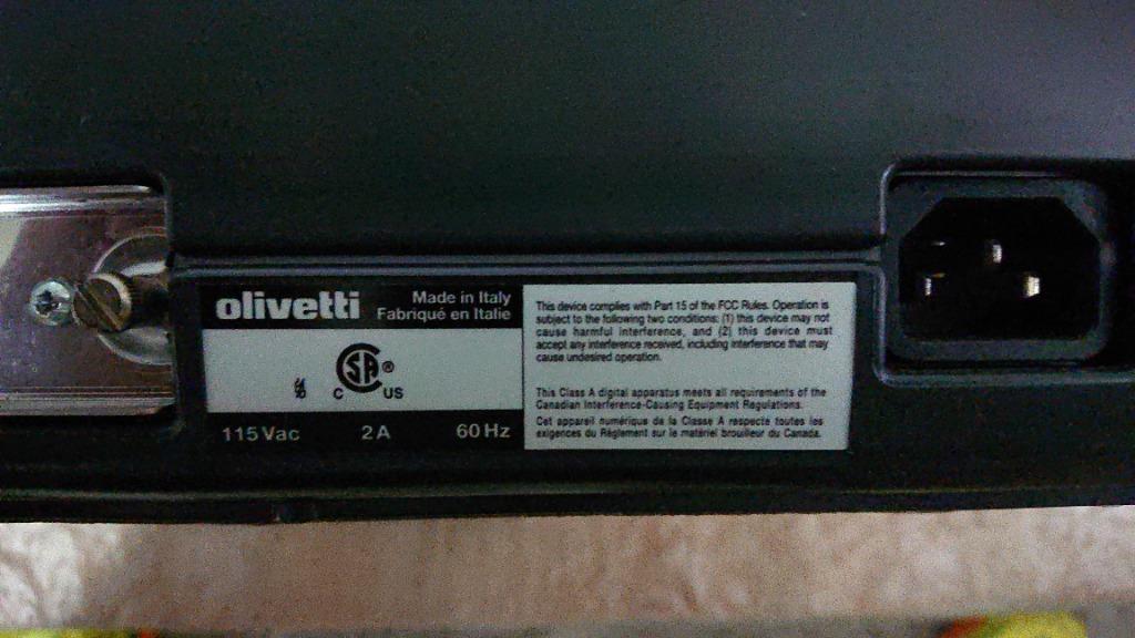 Olivetti PR2E made in Italy Dot Matrix Printer, 電腦＆科技, 打印機及影印機 - Carousell