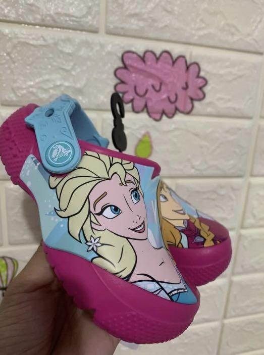 Original Elsa/Anna Crocs, Babies & Kids, Babies & Kids Fashion on Carousell