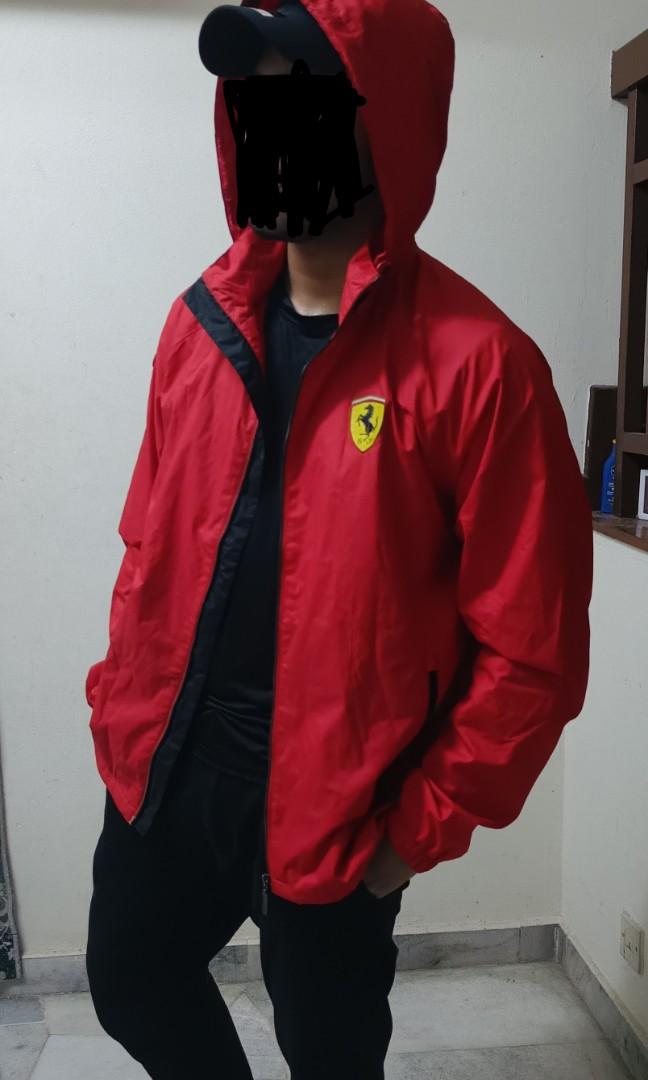Original Ferrari Merchandise Shell Jacket (Scuderia Windbreaker ), Men ...