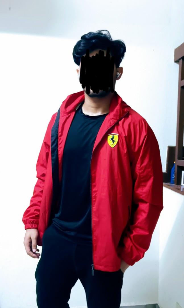 Original Ferrari Merchandise Shell Jacket (Scuderia Windbreaker ), Men ...