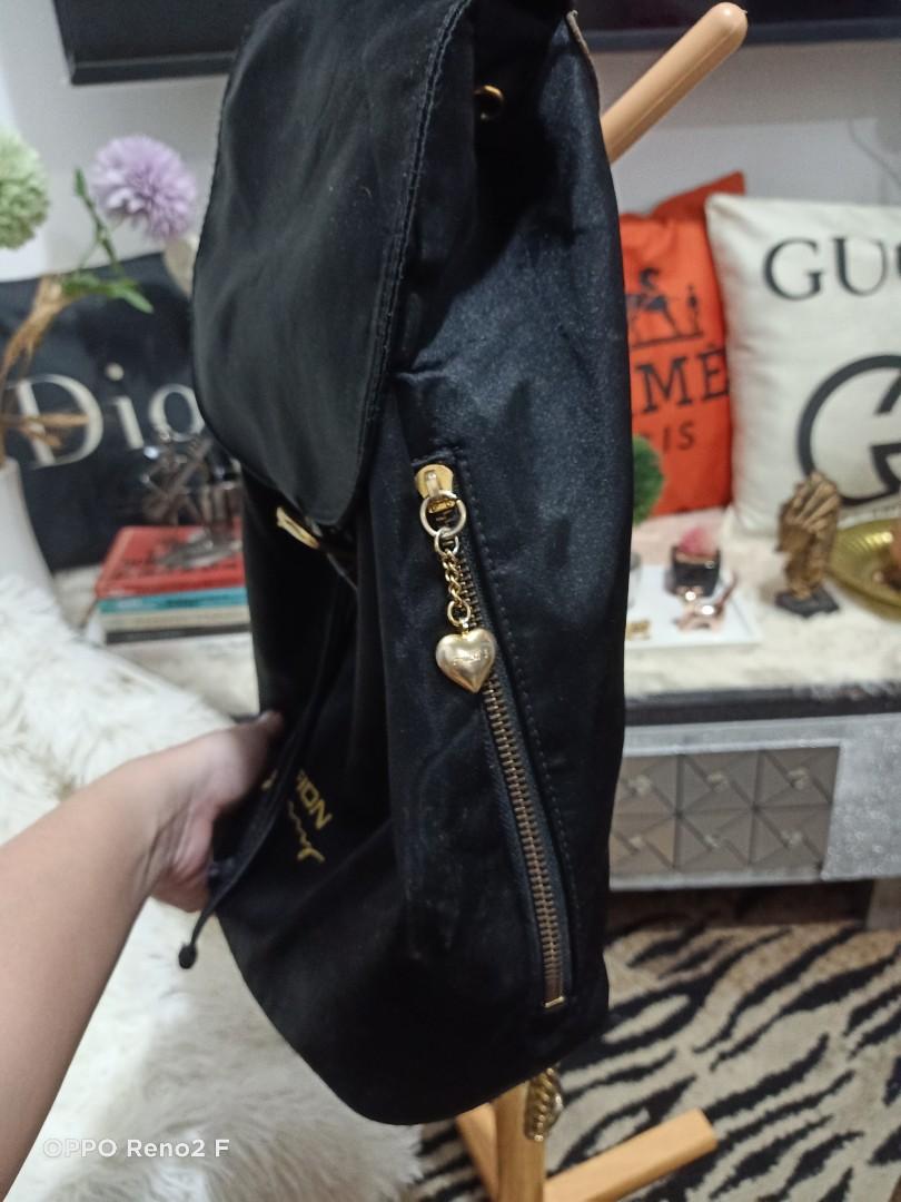 Original FION black backpack, Women's Fashion, Bags & Wallets ...