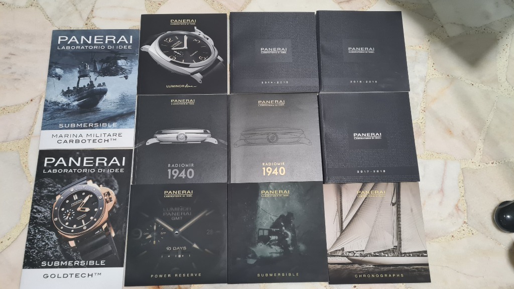 Panerai catalogs and marketing publications, Hobbies & Toys, Books ...