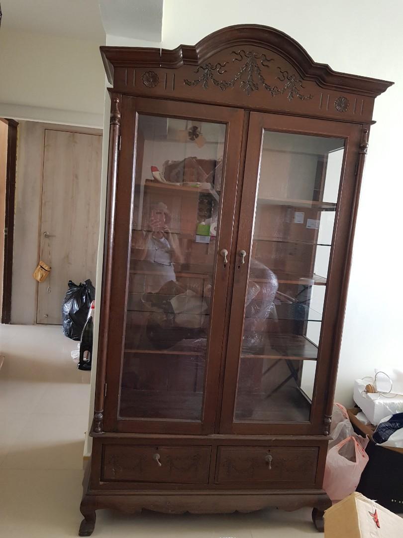 Peranakan Display Cabinet, Furniture & Home Living, Furniture, Shelves ...