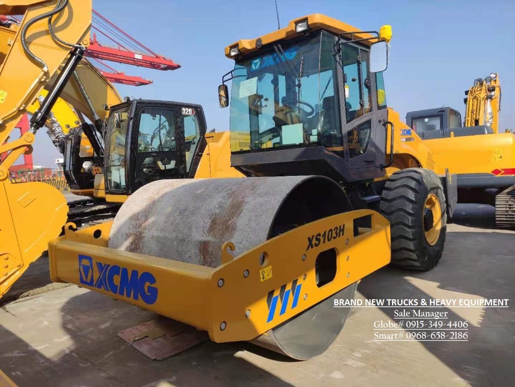 Vibratory Road roller XCMG XS103H 10tons Brand new Single Drum Pison ...