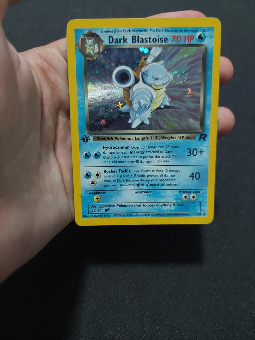 pokemon cards dark blastoise first edition team rocket holo charizard ...