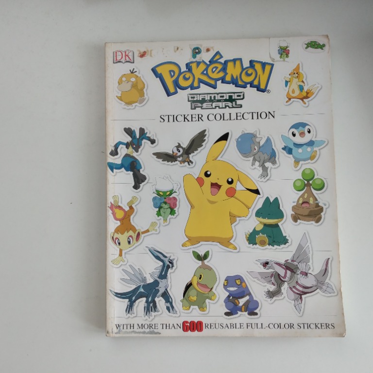 Pokemon Diamond and Pearl Sticker Collection book, Hobbies & Toys ...
