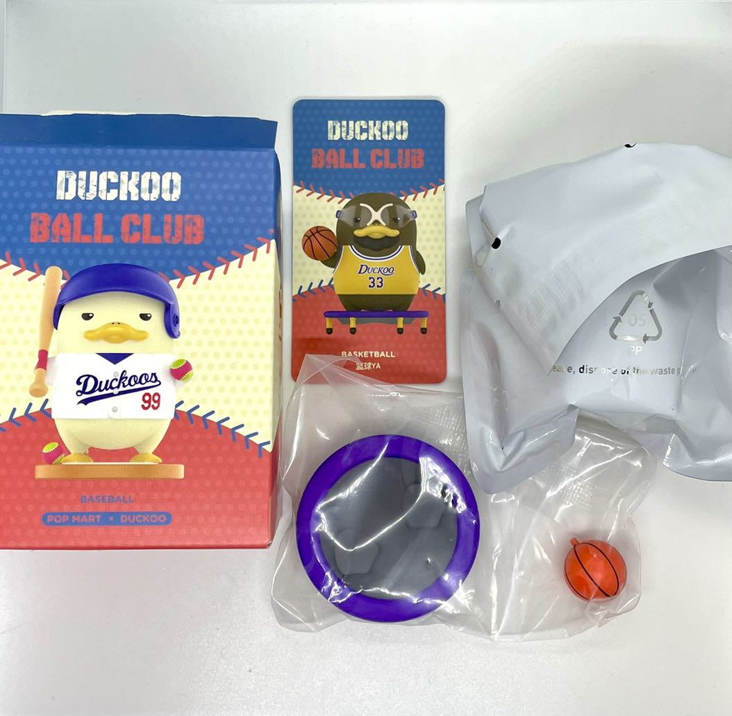 Pop Mart Duckoo Ball Club Series Popmart 夢幻球星 系列 - Basketball 籃球YA, 興趣及 ...