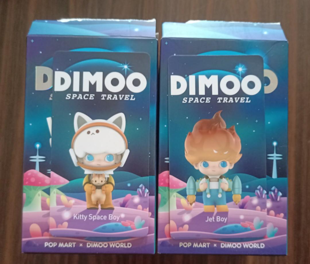 Popmart Dimoo Space Travel Kitty Space Boy / Jet Boy, Hobbies & Toys ...