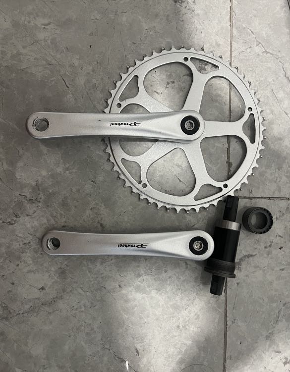 Pro wheel Crank and chainring set 53T, Sports Equipment, Bicycles ...