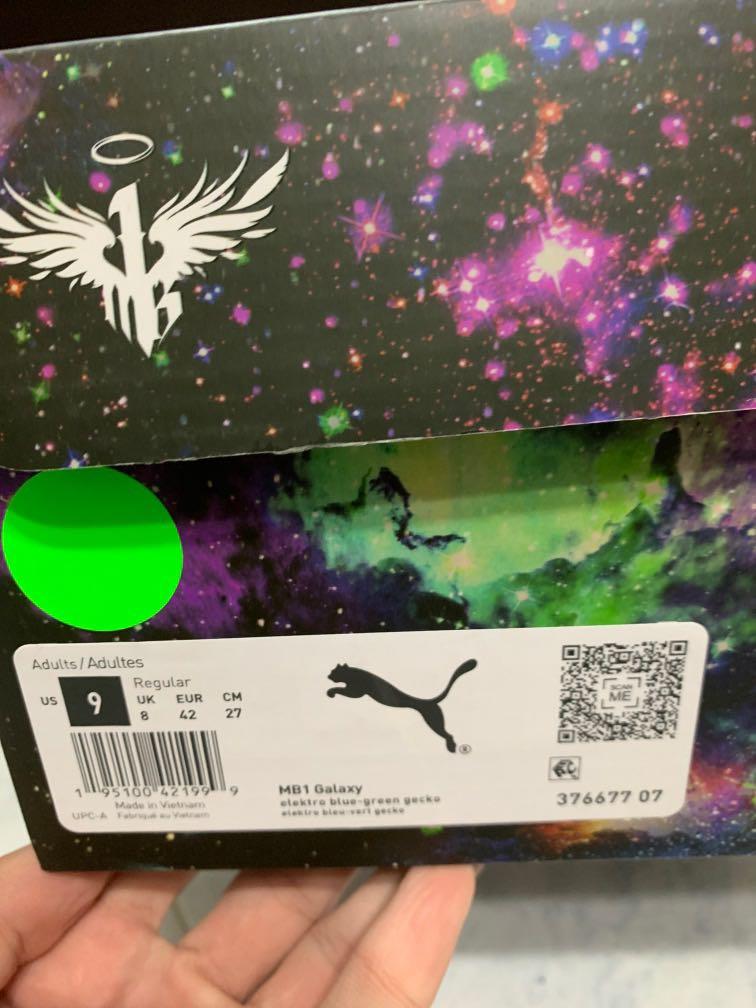 Puma Mb0.1s Galaxy colourway Us 9, Men's Fashion, Footwear, Sneakers on ...