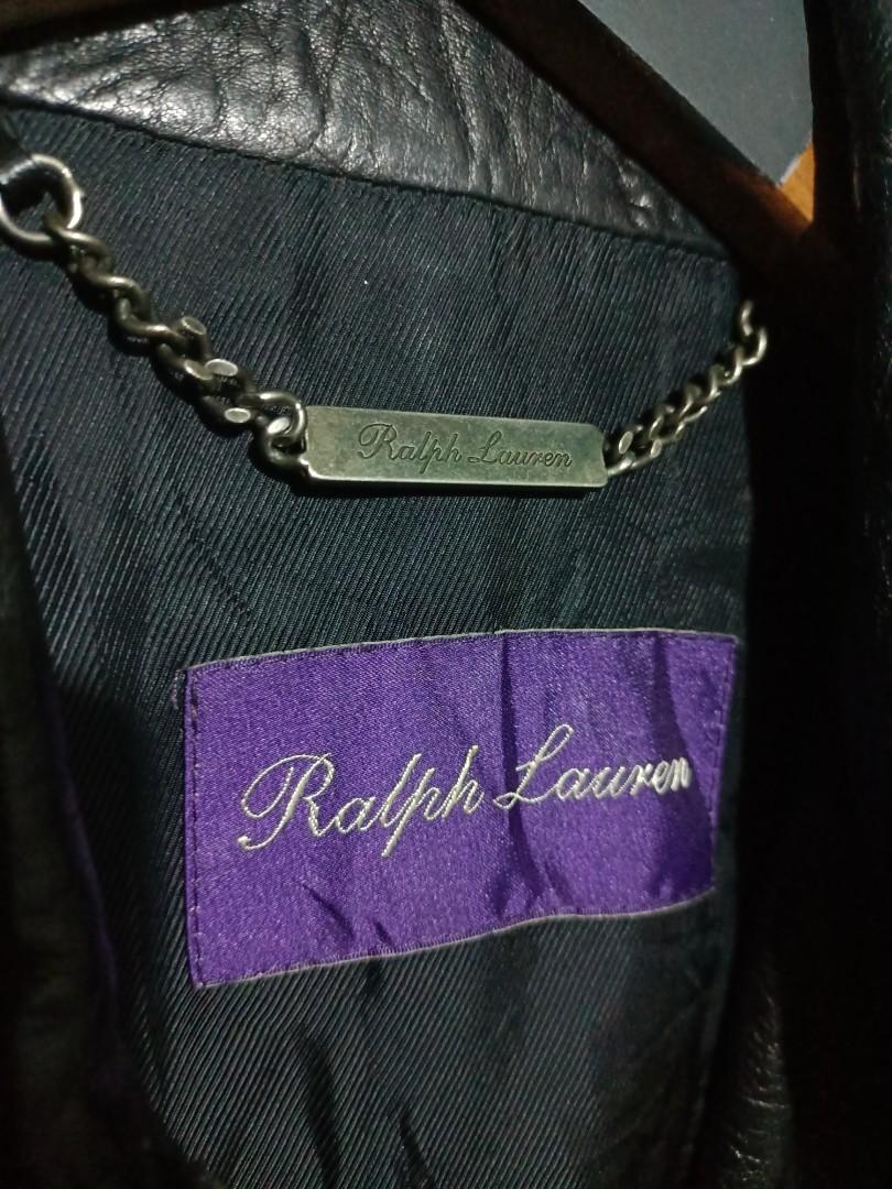 Ralph lauren purple label leather jacket, Men's Fashion, Coats, Jackets ...