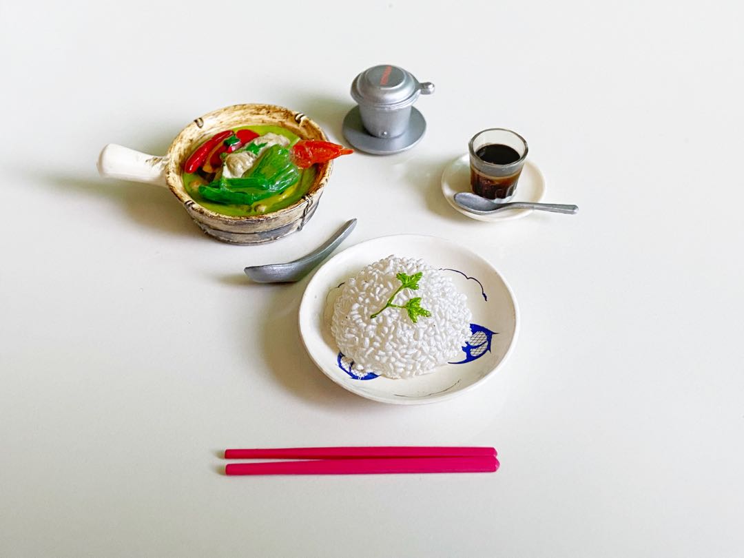 Rare/Discontinued Rement Miniature Cafe Food #3 - Miniature Thai Green ...