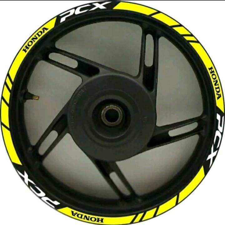 Rim sticker honda PCX, Motorcycles, Motorcycle Accessories on Carousell