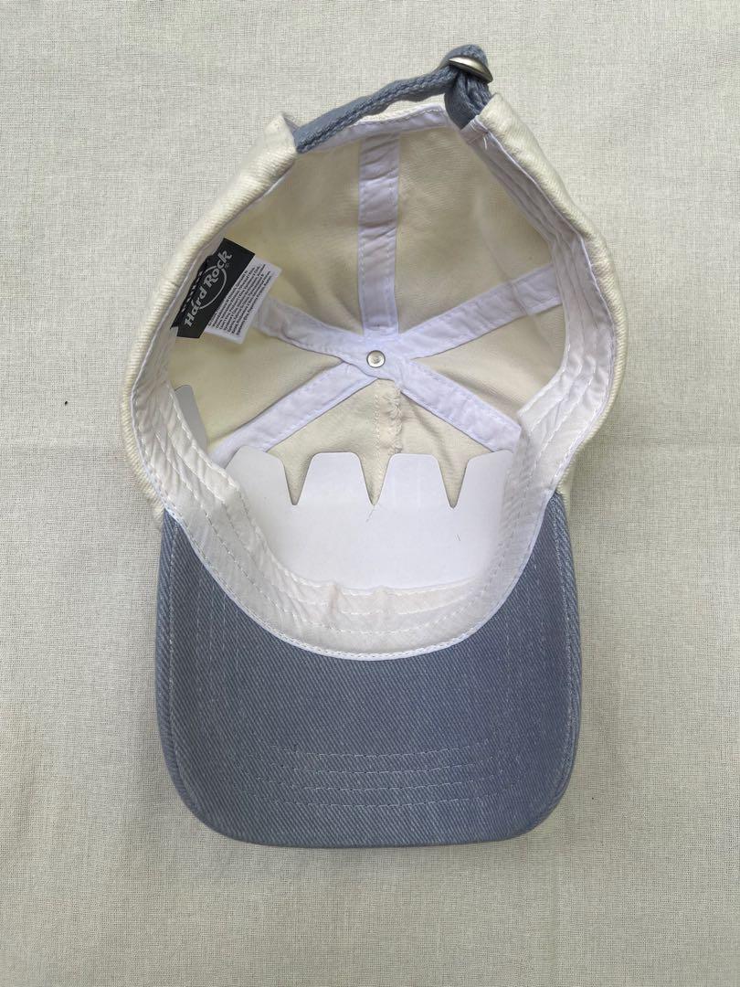 RUBI Hard Rock Cafe Logo Dad Cap Cream/Blue FS, Women's Fashion ...