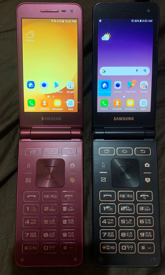 Bundled of 2pcs Samsung Folder 2 Red and Black, Mobile Phones & Gadgets ...