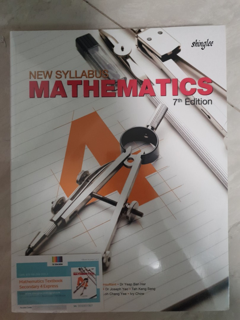 Sec 4 Math Shing Lee Textbook, Hobbies & Toys, Books & Magazines ...