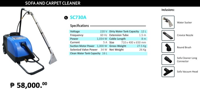 SOFA AND CARPET CLEANER, Furniture & Home Living, Cleaning & Homecare ...