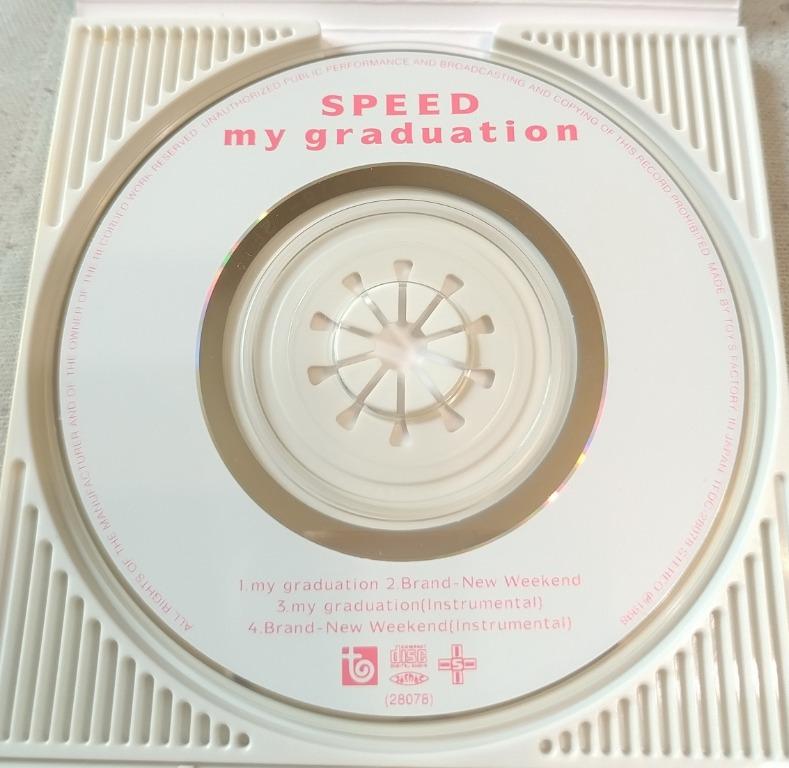 SPEED - my graduation 日版 二手單曲 CD, 興趣及遊戲, 收藏品及紀念品, 明星週邊在旋轉拍賣