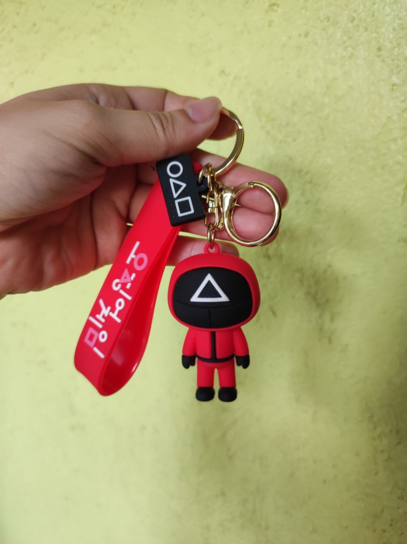 Squid Game Keychain, Women's Fashion, Watches & Accessories, Other ...