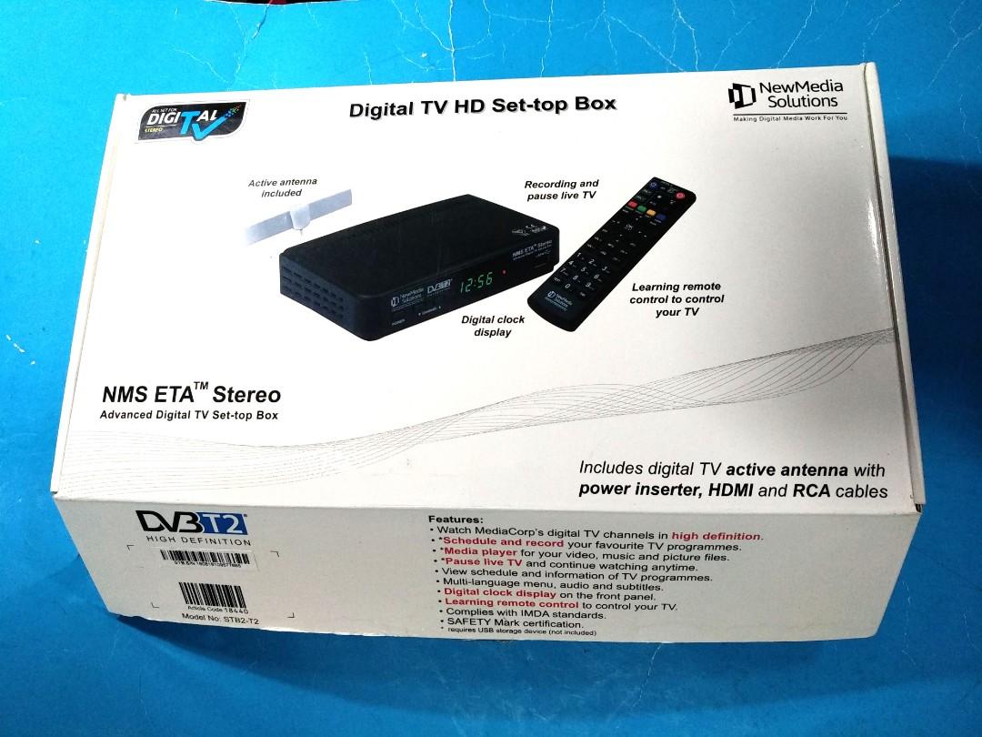 STB2-2T - DV3T2 NMS ETA Digital TV HD Setup Box, Computers & Tech ...