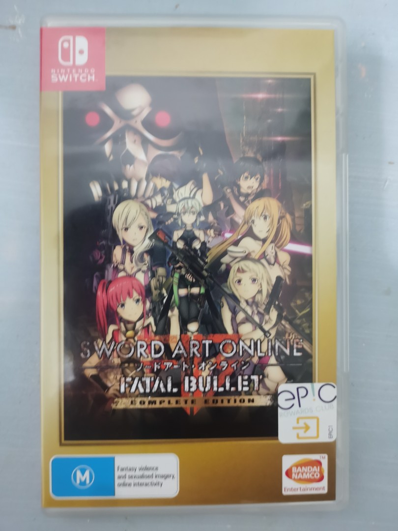 Nitendo switch games - Sword Art Online [ Fatal Bullet ], Video Gaming ...