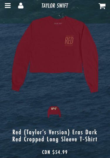 Taylor Swift RED TV Merch, Hobbies & Toys, Memorabilia & Collectibles ...