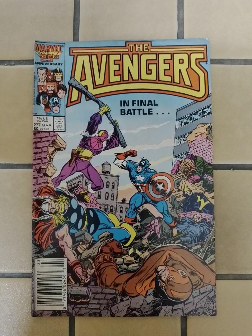 The Avengers #277 ( John Buscema ! - Cover Art ) Marvel Copper Age ...