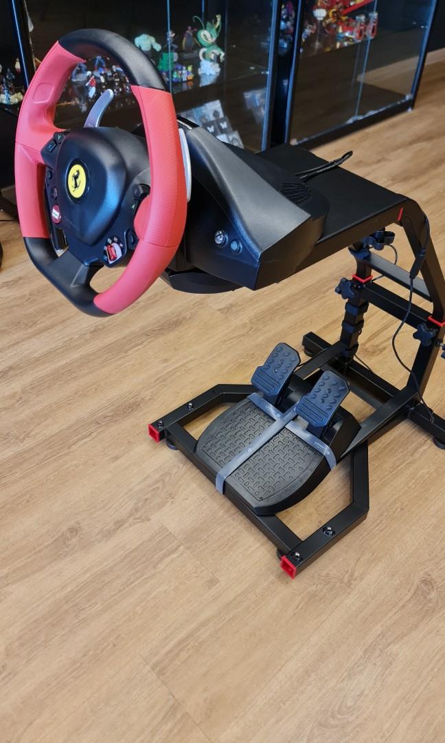 Thrustmaster Ferrari 458 Spider Xbox Wheel S5 Evo Racing Stand, Hobbies ...