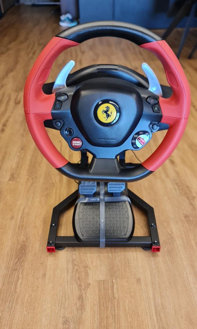 Thrustmaster Ferrari 458 Spider Xbox Wheel S5 Evo Racing Stand, Hobbies ...