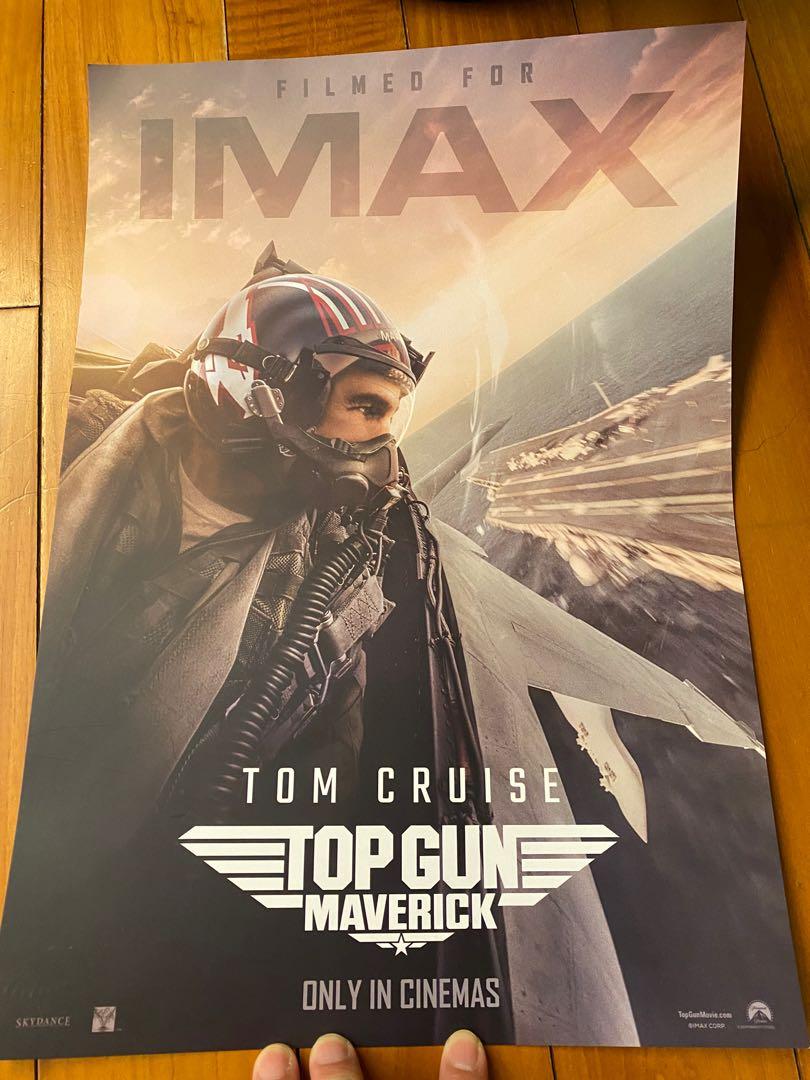 Top Gun: Maverick IMAX poster, 興趣及遊戲, 收藏品及紀念品, 古董收藏 - Carousell