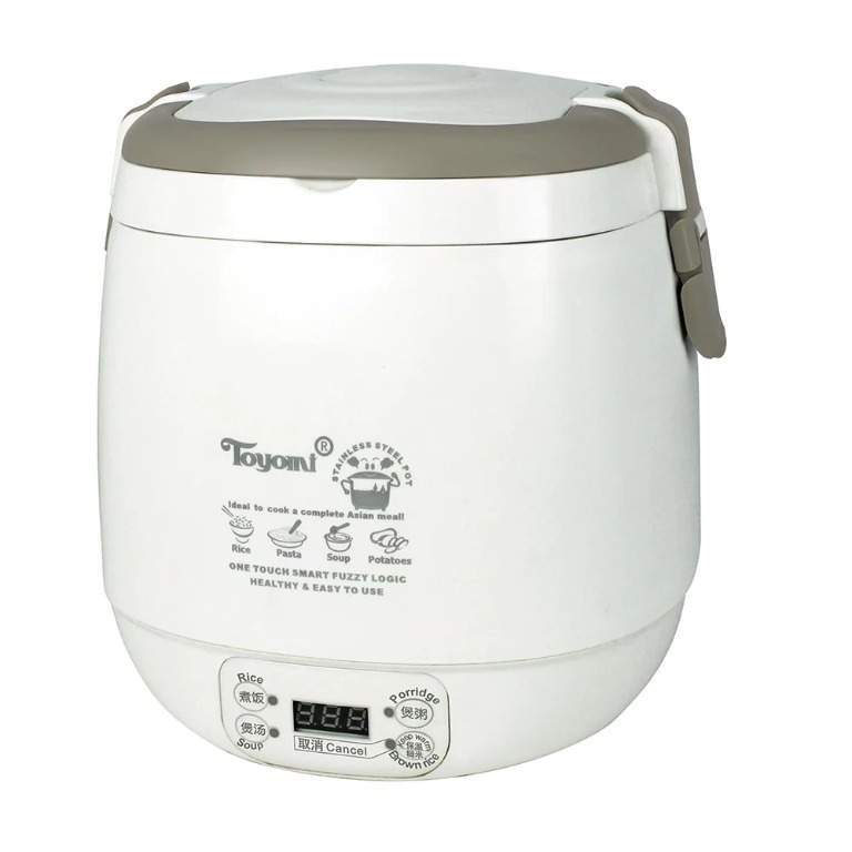 TOYOMI 0.6L Mini Rice Cooker with Duo Pot RC 818, TV & Home Appliances ...