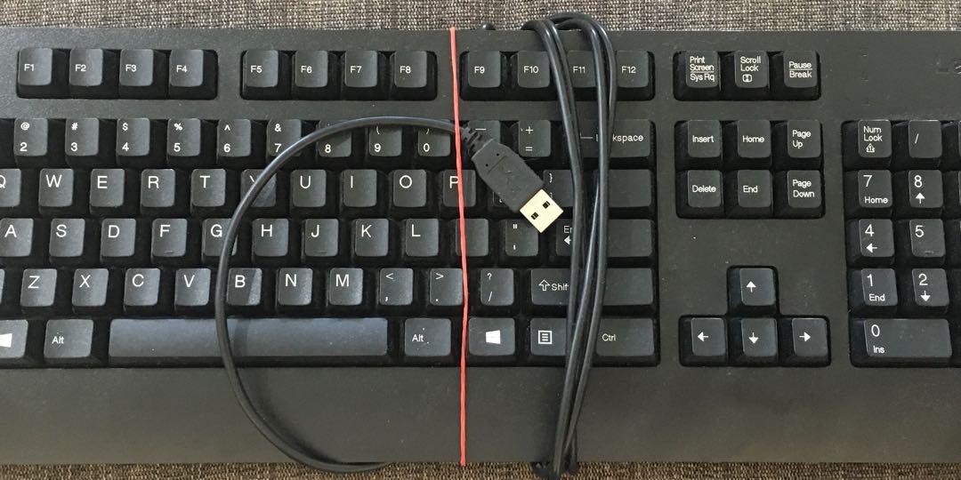 USB Wired Keyboard Computers Tech Parts Accessories Computer Keyboard On Carousell