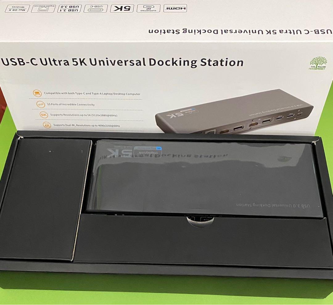 USB-C Ultra 5K Universal Docking Station, 電腦＆科技, 電腦周邊及配件, 電腦周邊產品 ...