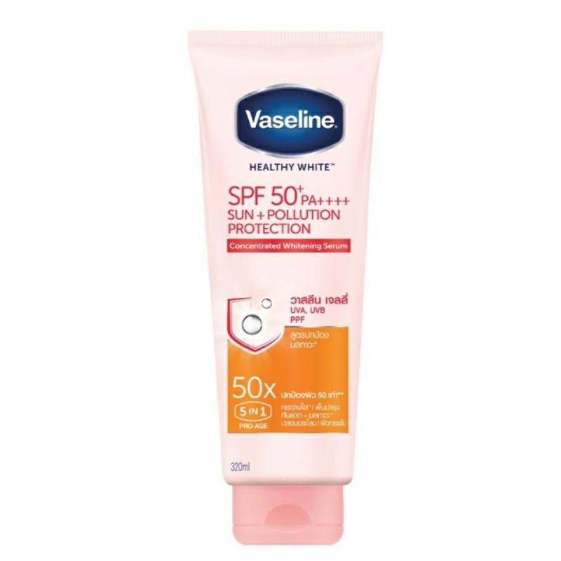 Vaseline Whitening Serum SPF 50 320ml, Kesehatan & Kecantikan, Kulit ...