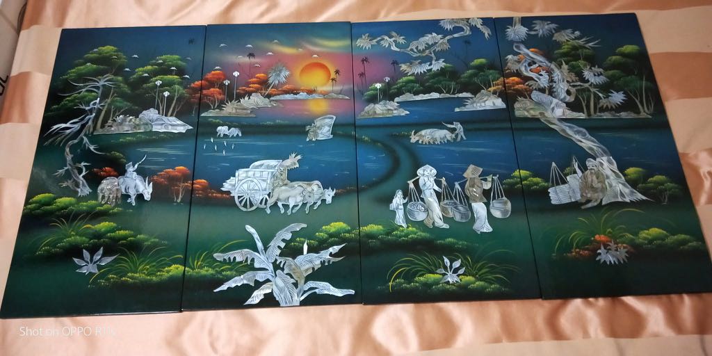 Vietnam shell art pictures, Hobbies & Toys, Stationery & Craft, Art ...