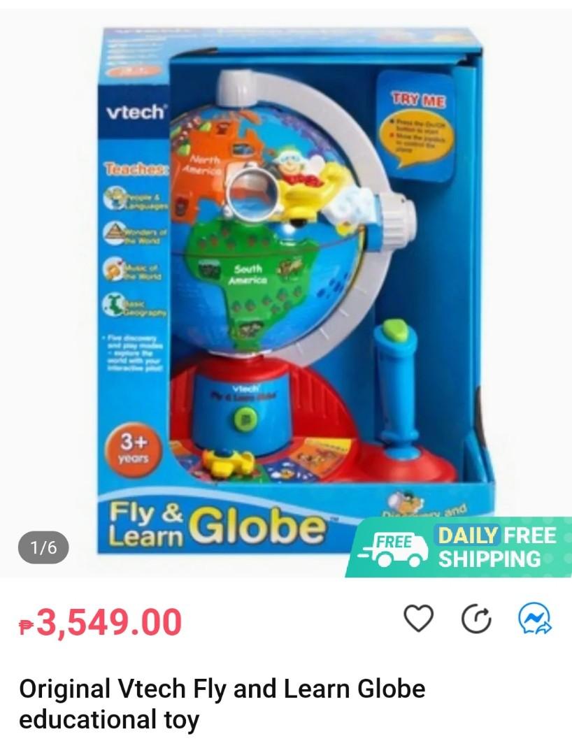 Vtech Fly and learn Globe, Hobbies & Toys, Toys & Games on Carousell