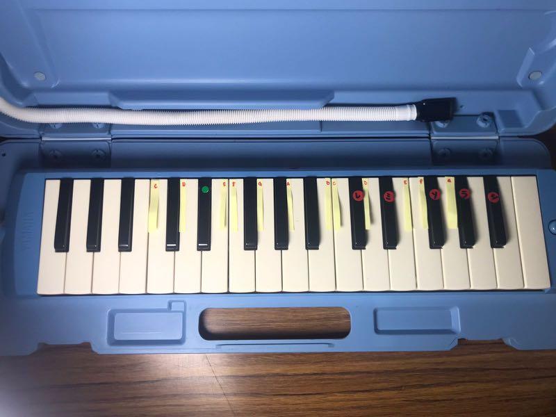 Yamaha Pianica 32-note Melodica, Blue, Hobbies & Toys, Music & Media ...