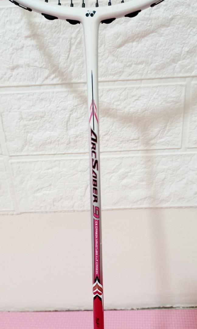 YONEX PINK BADMINTON RACKET, Sports Equipment, Sports & Games, Racket ...