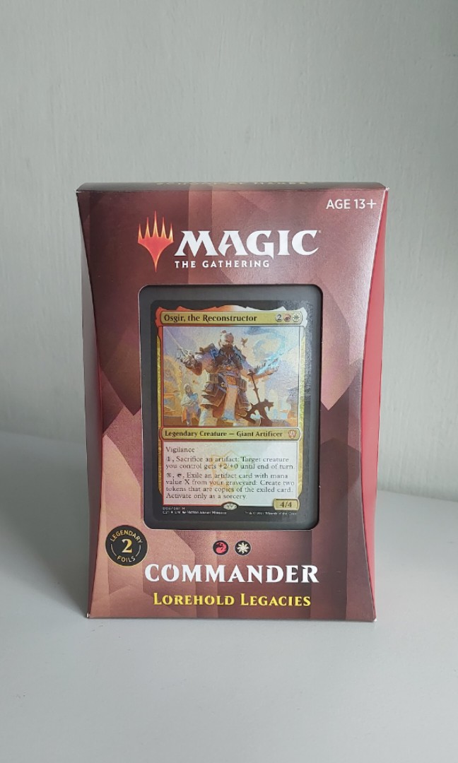 MTG Commander 2021 Precon Deck - Lorehold Legacies, Hobbies & Toys, Toys & Games on Carousell