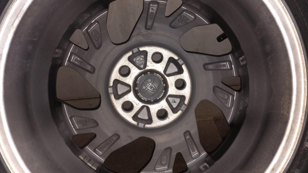 '22 Toyota Innova oem Enkei Japan 16" mags and tires, Car Parts ...