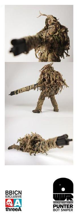 全新 包膠 3a threeA 1/6 WWR World War Robot PUNTER BOT SNIPER BBICN ...