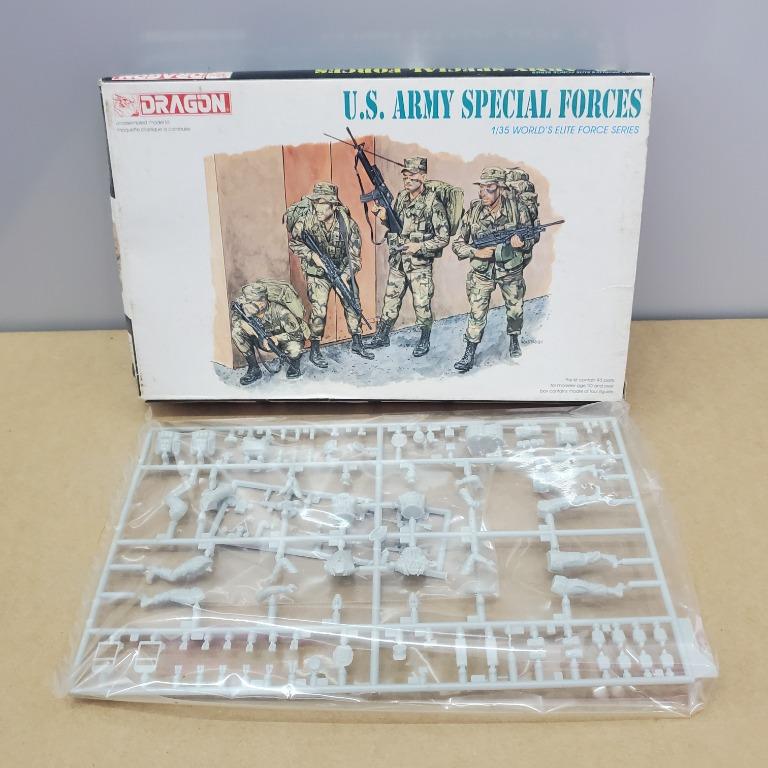 全新絕版 Dragon 威龍 3024 (1999年)-1/35-美國陸軍特種部隊 -世界精英部隊系列 / U.S. Army Special ...