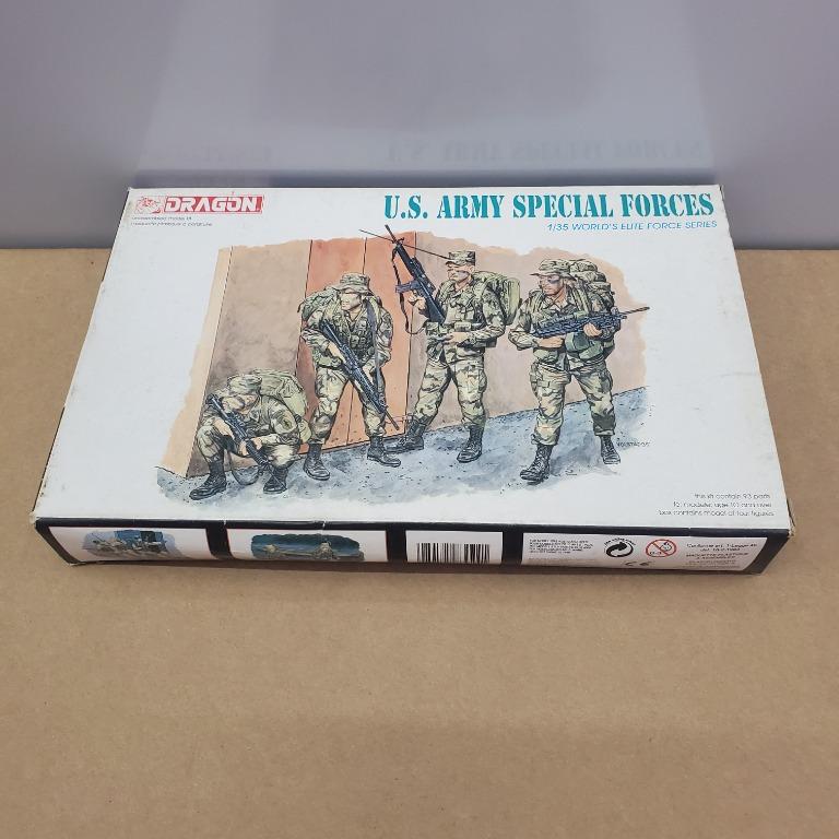 全新絕版 Dragon 威龍 3024 (1999年)-1/35-美國陸軍特種部隊 -世界精英部隊系列 / U.S. Army Special ...