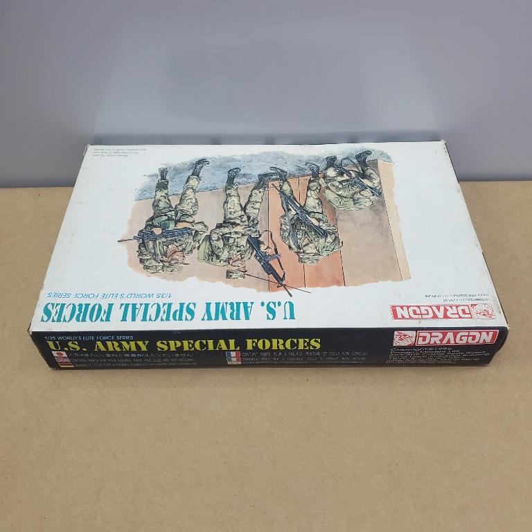 全新絕版 Dragon 威龍 3024 (1999年)-1/35-美國陸軍特種部隊 -世界精英部隊系列 / U.S. Army Special ...