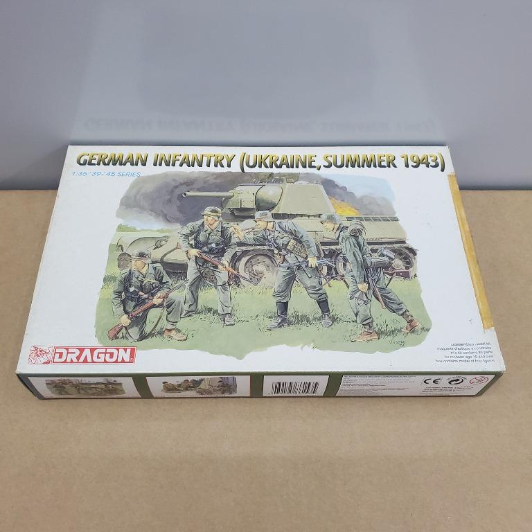 全新絕版 Dragon 威龍 6153 (2001年)-1/35-德國步兵 / German Infantry (Ukraine ...