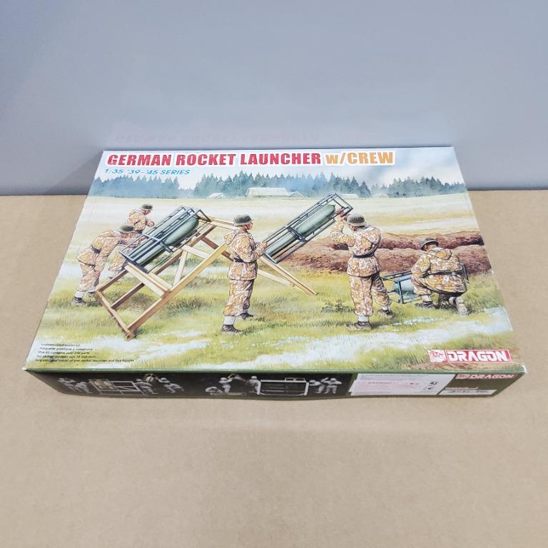 全新絕版 Dragon 威龍 6509 (2009年)-1/35-德國火箭發射器 / German Rocket Launcher w ...